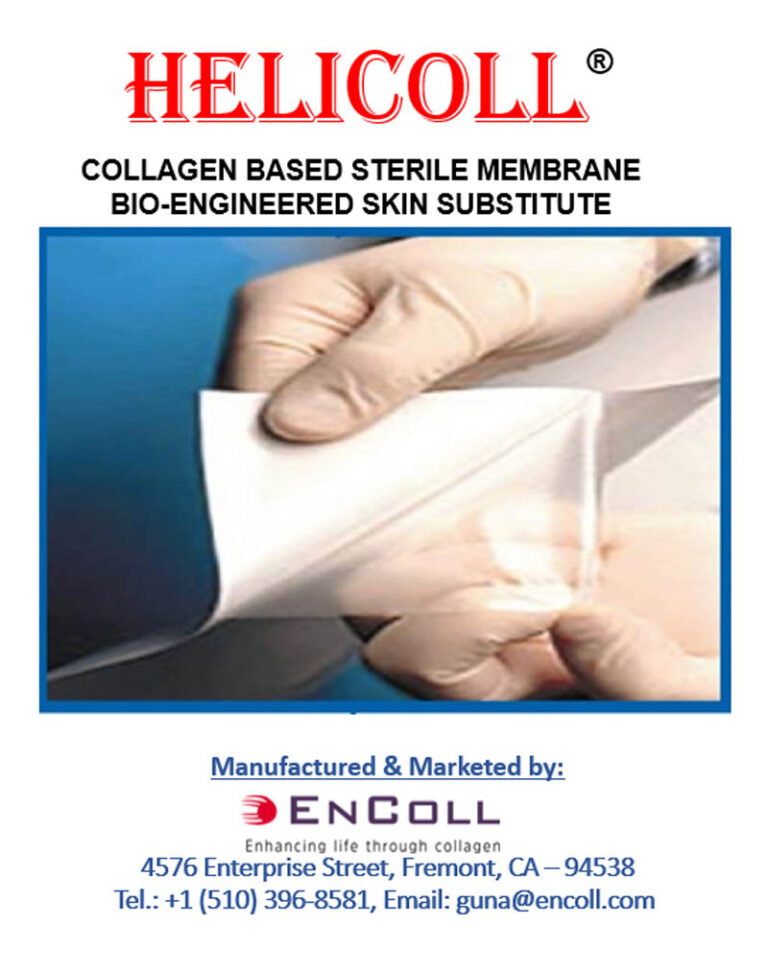 Helicoll® is ideal for tissue regeneration and safe for patients of all ...
